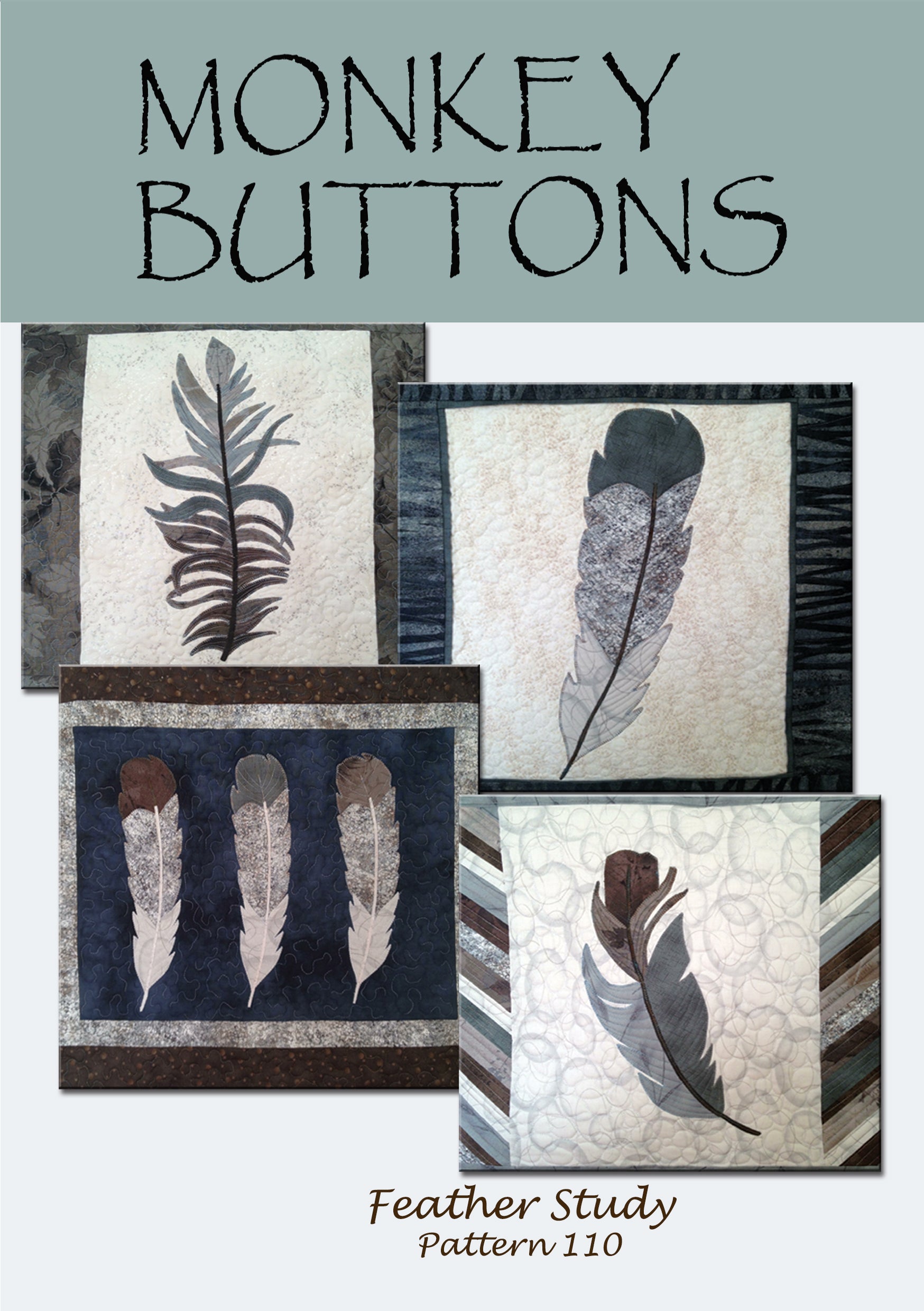 Feather Study – Monkey Buttons